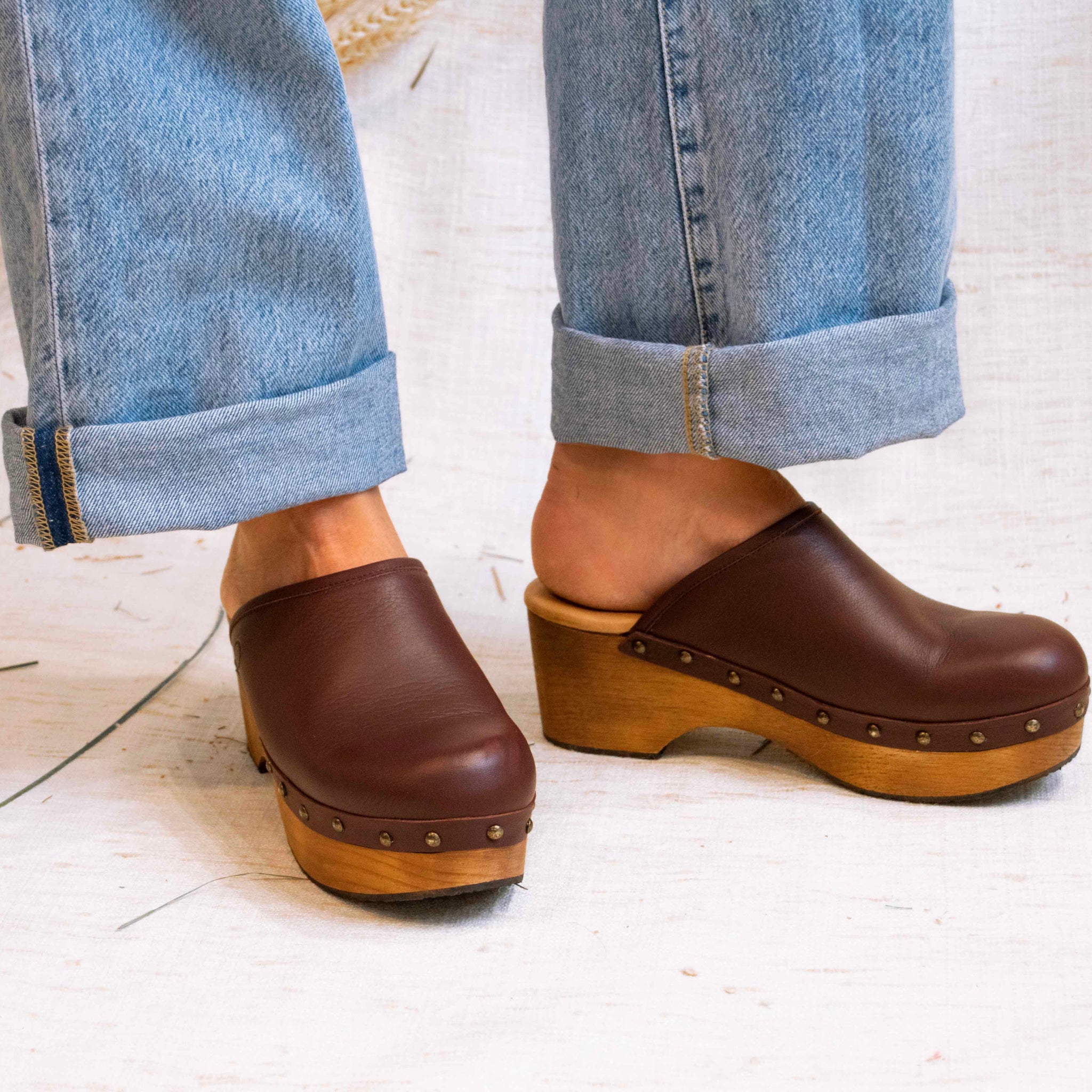 Wooden Platform Clogs
